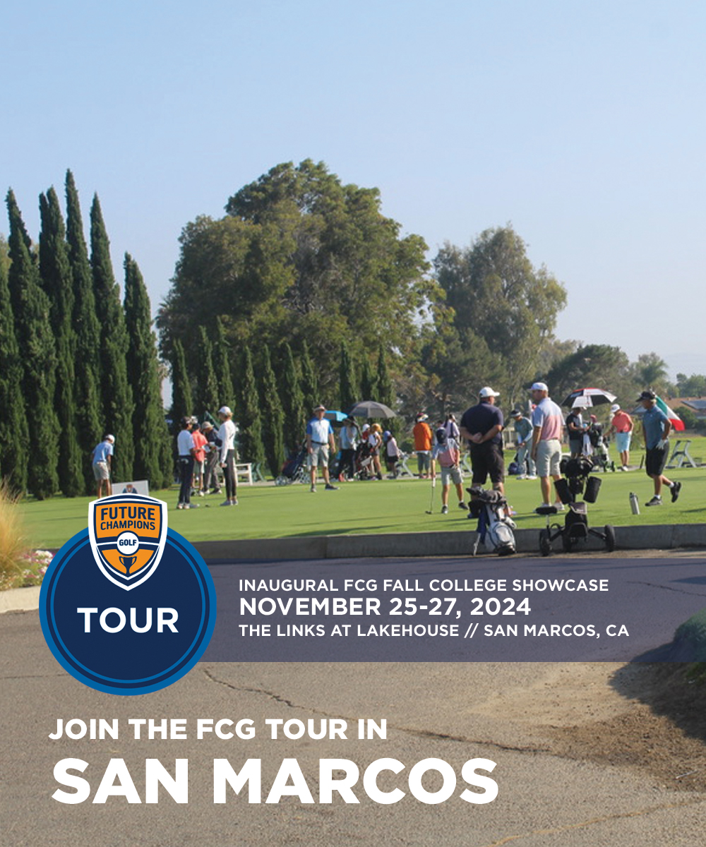 INAUGURAL FCG FALL COLLEGE SHOWCASE : Future Champions Golf Tour